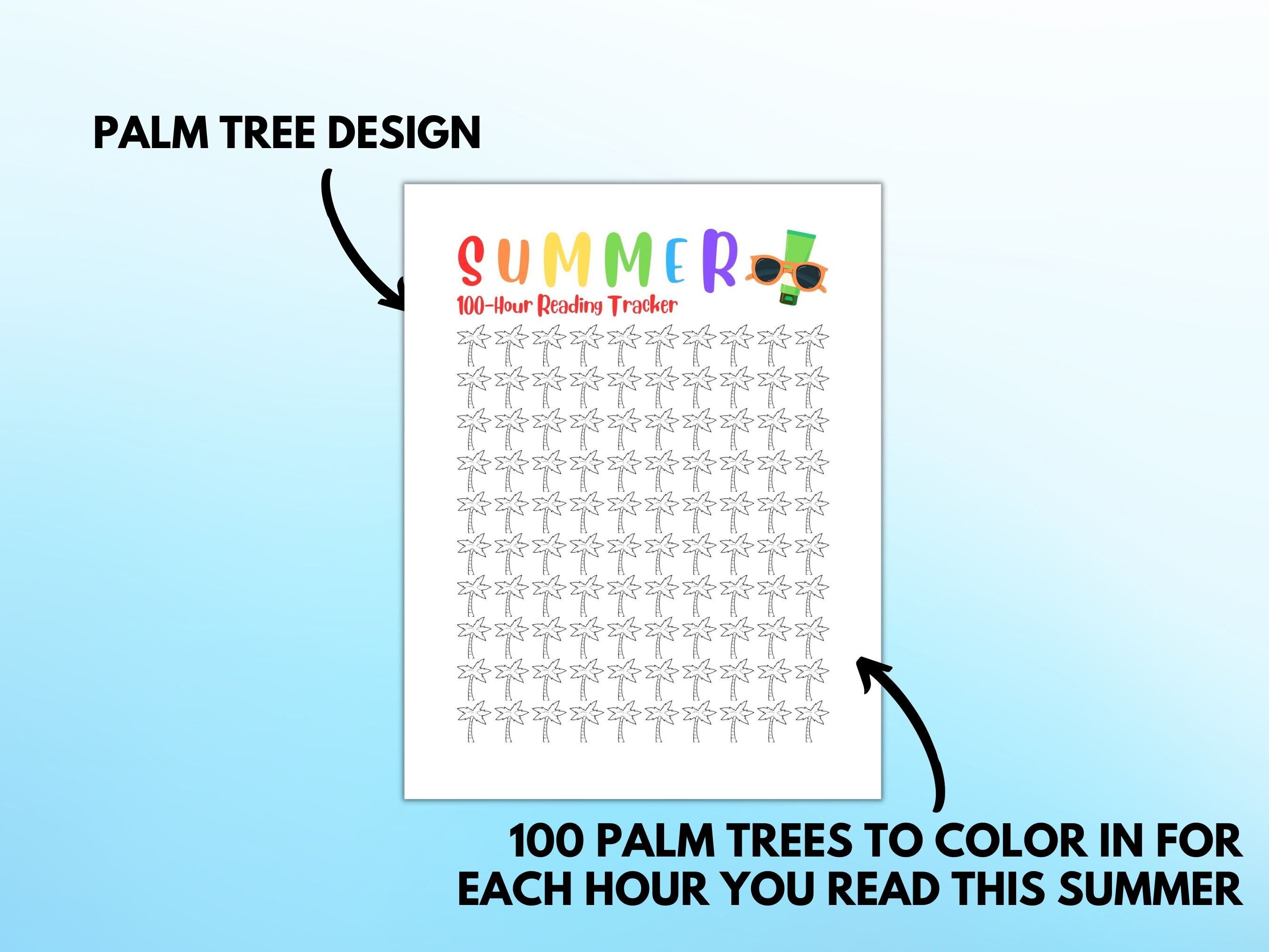 Summer Reading Challenge Log - Bundle of Five Designs - Beach and ...