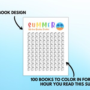 Summer Reading Challenge Log - Bundle of Five Designs - Beach and ...