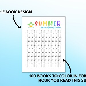 Summer Reading Challenge Log - Bundle of Five Designs - Beach and ...