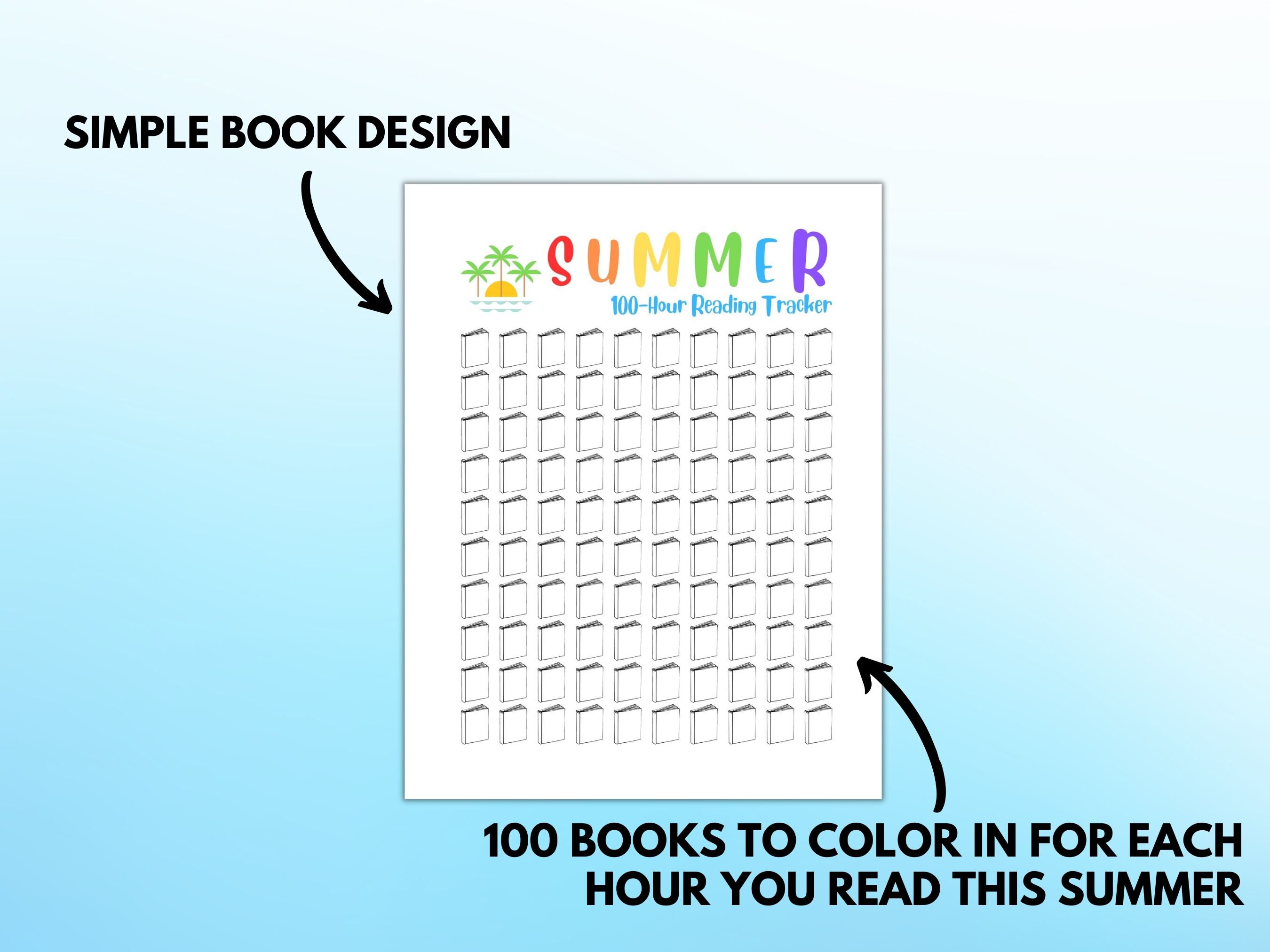 Summer Reading Challenge Log - Bundle of Five Designs - Beach and ...