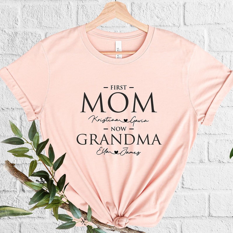 First Time Grandma Tshirt - Etsy