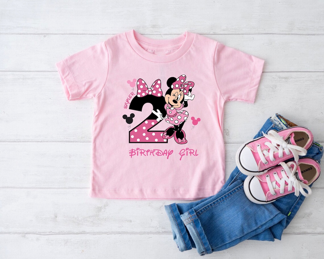 Custom Disney Birthday Shirt Mickey Mouse Minnie Mouse Custom Birthday ...