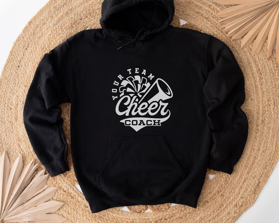 Personalized Cheer Coach Hoodie, Cheer Coach Gift, Custom Hoodie ...