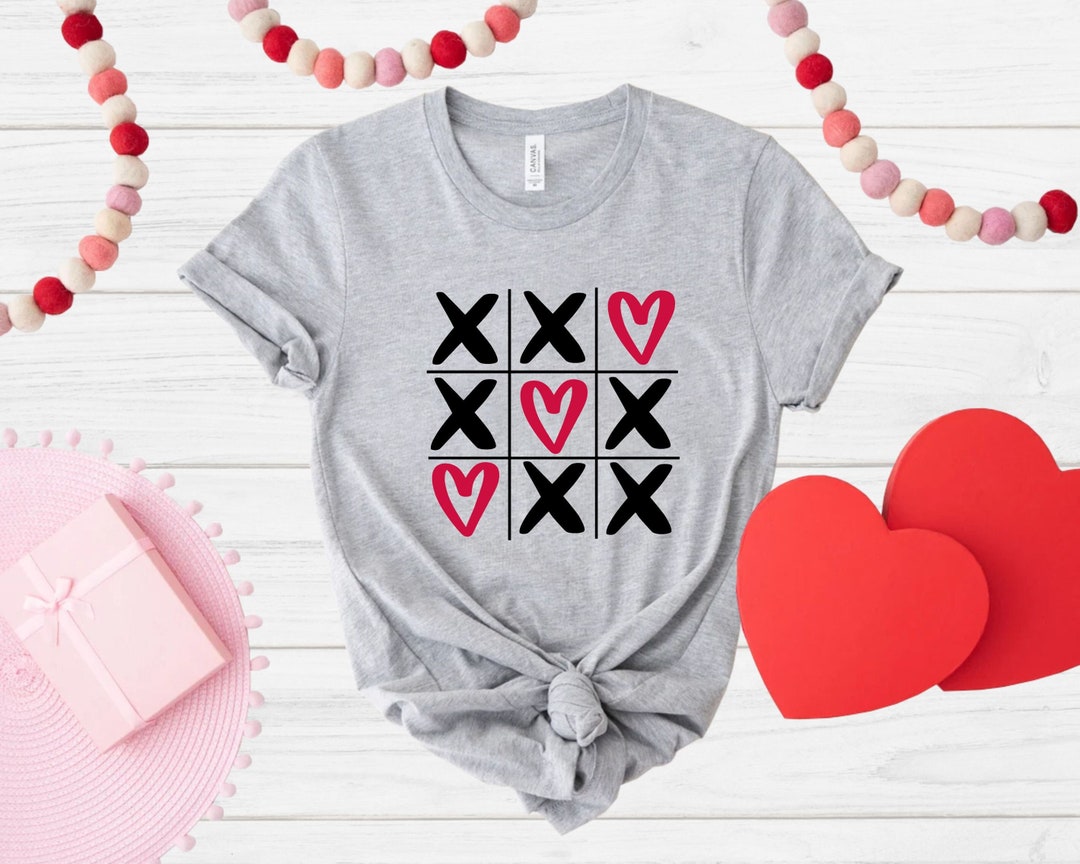 Tic Tac Toe T-shirt,fiance Gift,engagement Shirts,matching Couple,love ...