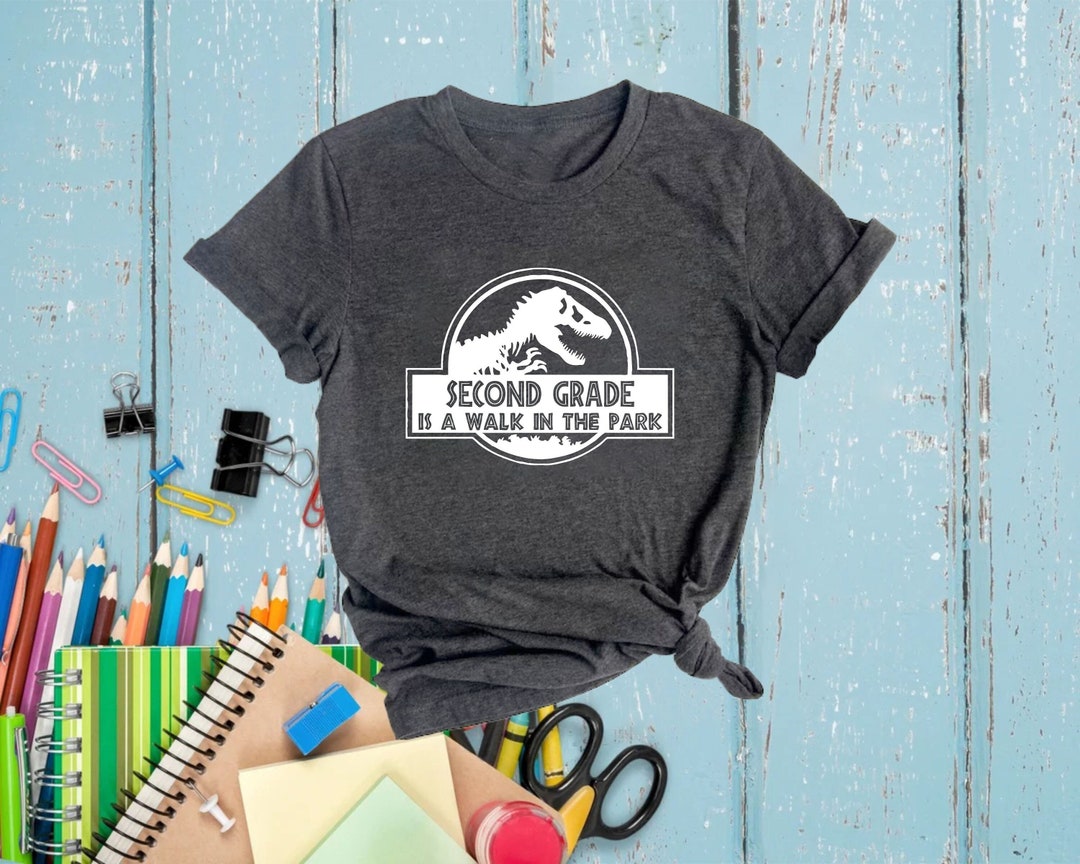 Second Grade is A Walk in the Park T-shirt, 1st Day of School, Back to ...
