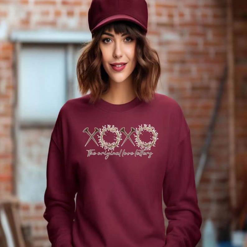 XOXO Jesus Sweatshirt Crown of Thorns Good Friday Easter Sweatshirt ...