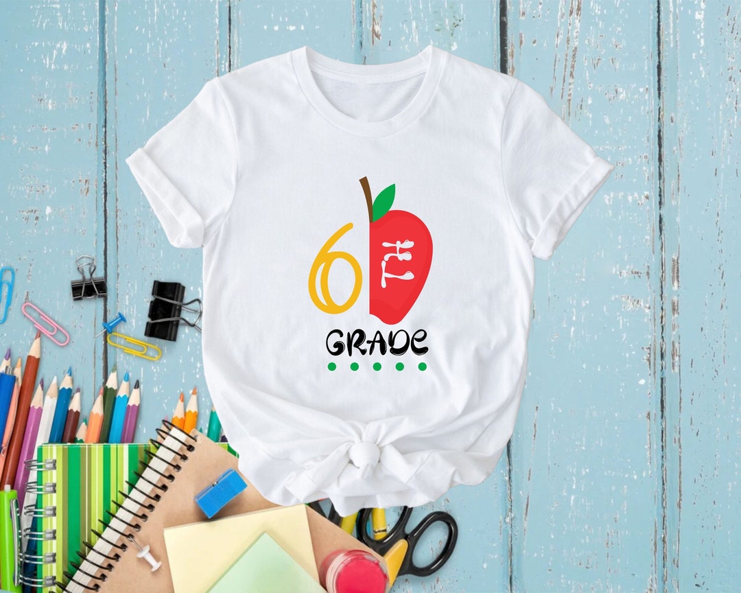 6th Grade Shirt Matching Shirts Personalized Shirt Custom Shirts Back ...