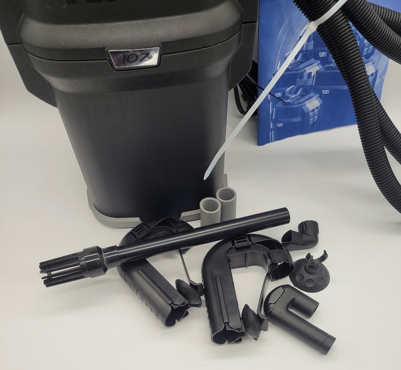 Fluval 107 Perfomance Canister Filter for Aquariums up to 30 Gallons ...