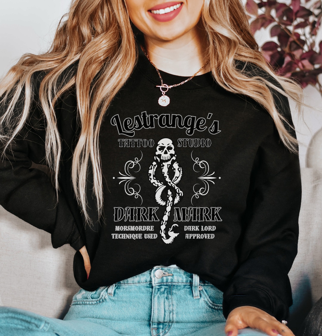 Dark Mark Crewneck Sweatshirt, Dark Mark Tattoo Shirt, Dark Arts Shirt ...