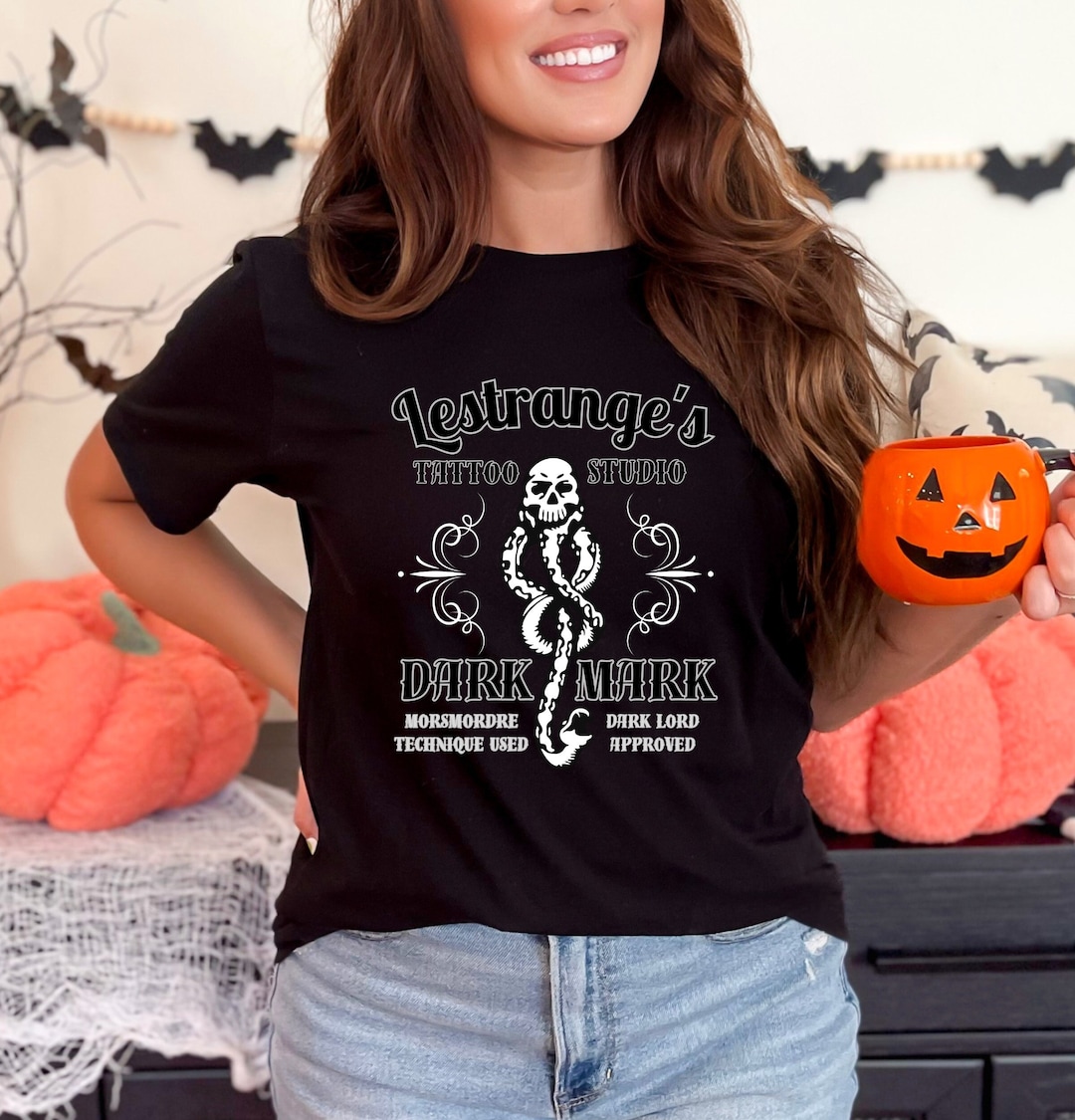Dark Mark Shirt, Dark Mark Tattoo Shirt, Dark Arts Shirt, Bellatrix ...