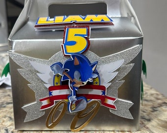 Sonic Gable Boxes Sonic Birthday Decor - Etsy