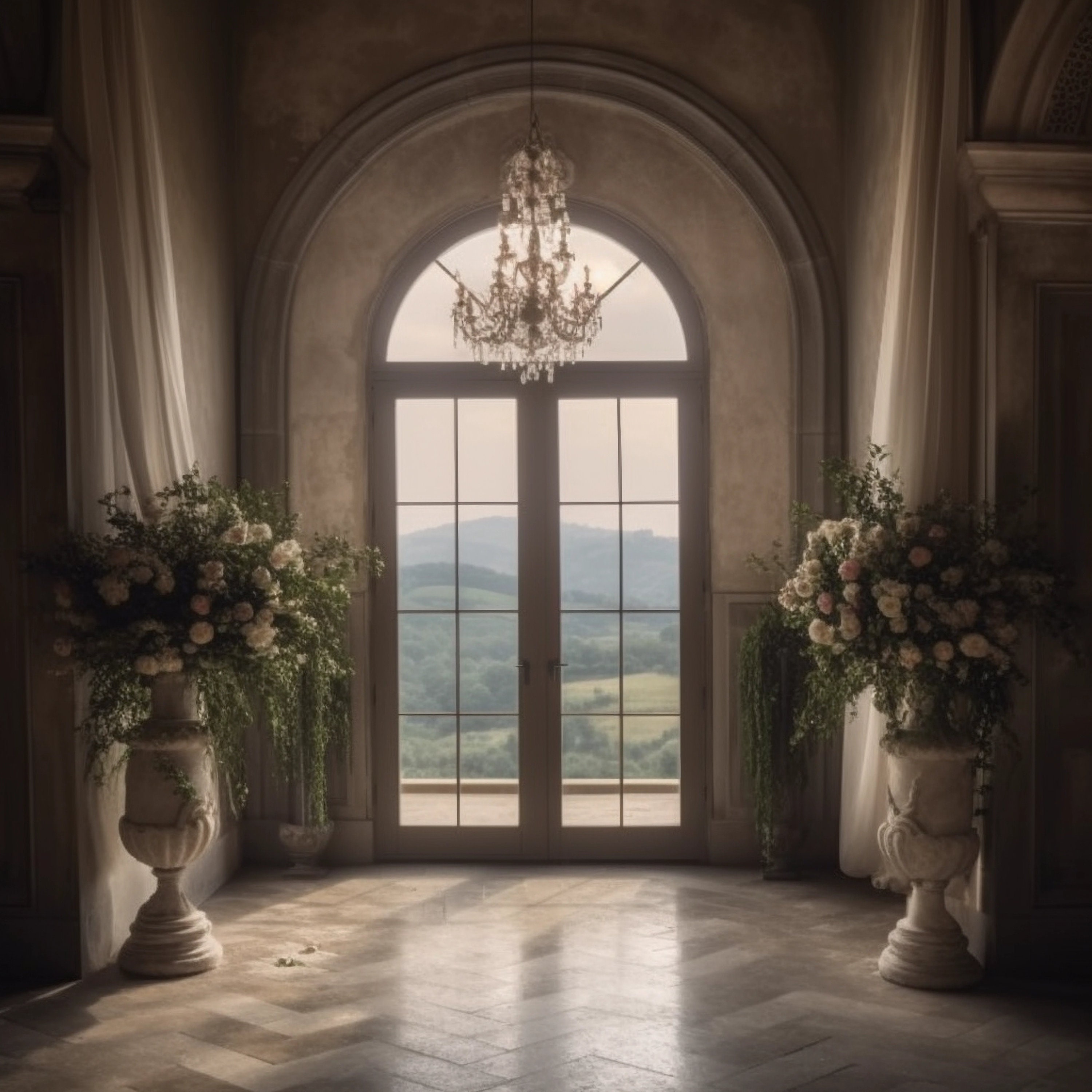 Elegant Italian Room Backdrop, Photoshop Overlays, Studio Backdrops for ...