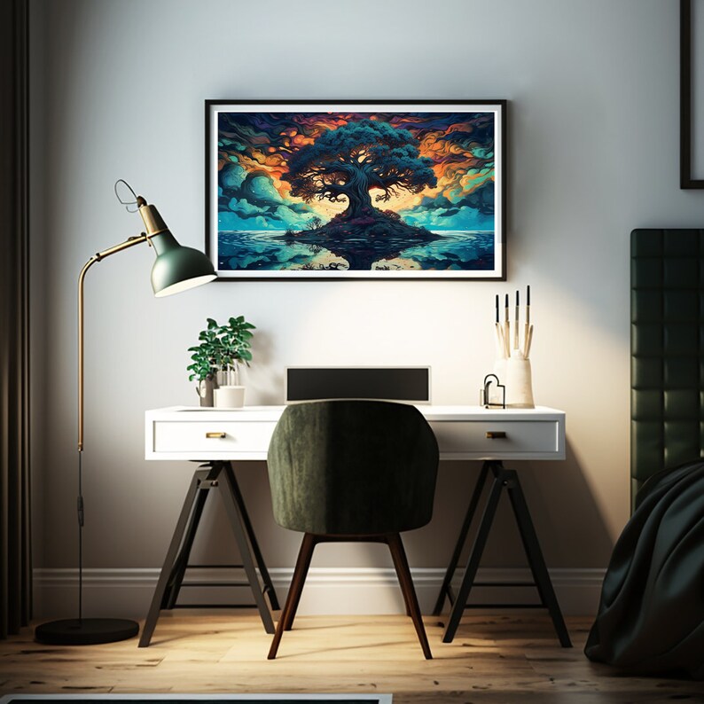 TREE of LIFE Printable Artt Download Color Theory - Etsy