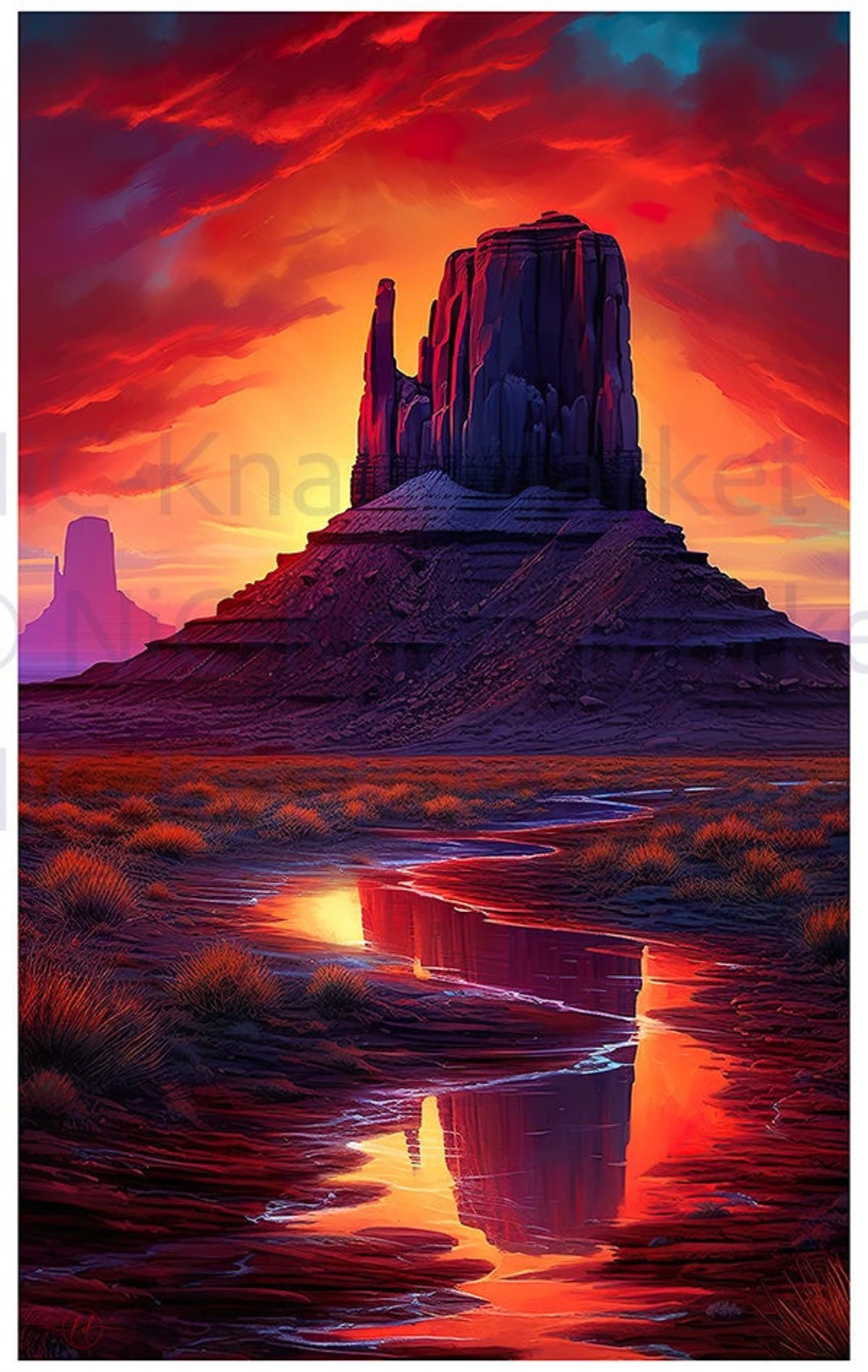Monument Valley Sunset| Western Monuments | PRINTABLE ART | Print ...