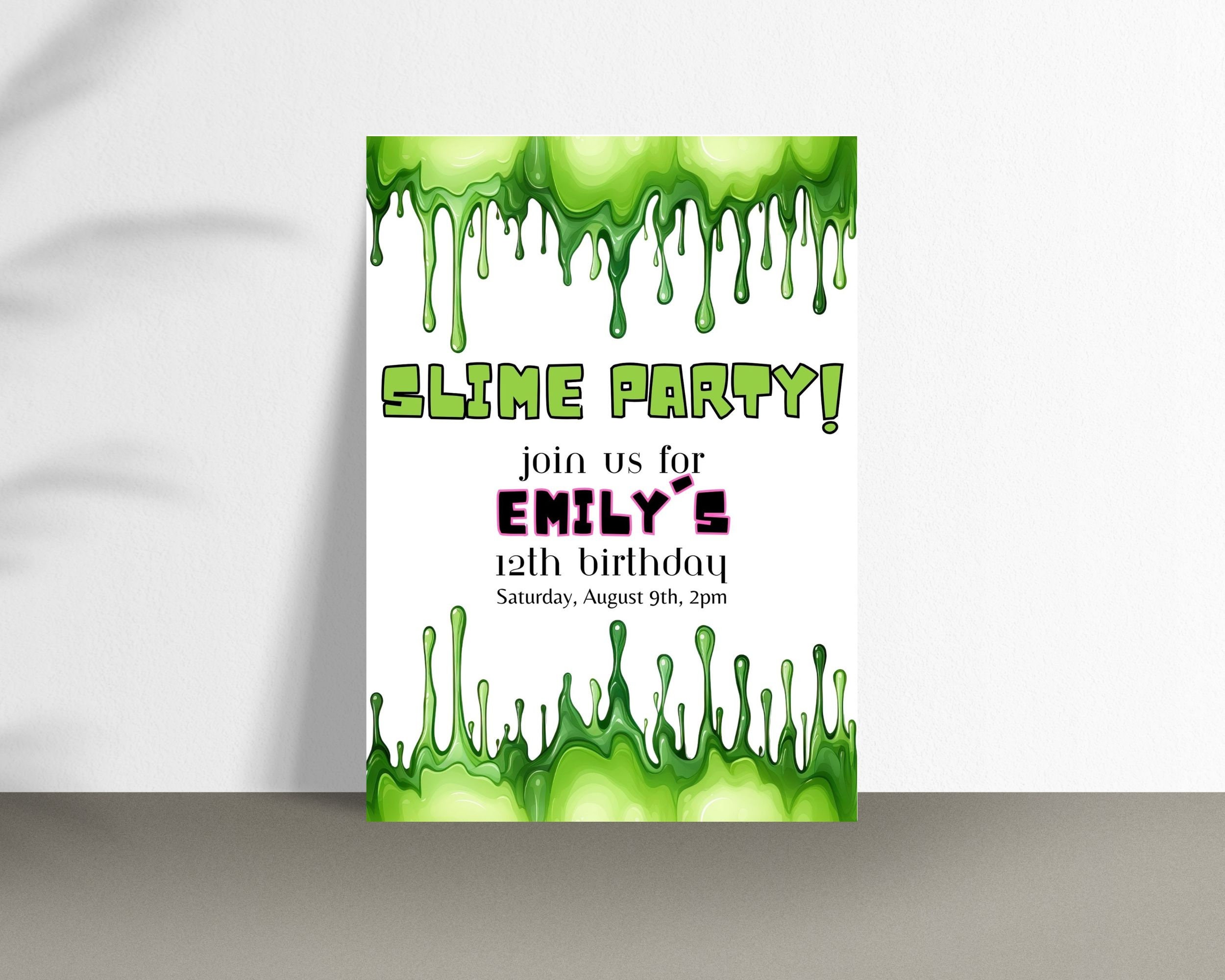 Slime Drips Clipart Watercolor Graphics for Commercial Use, Digital ...