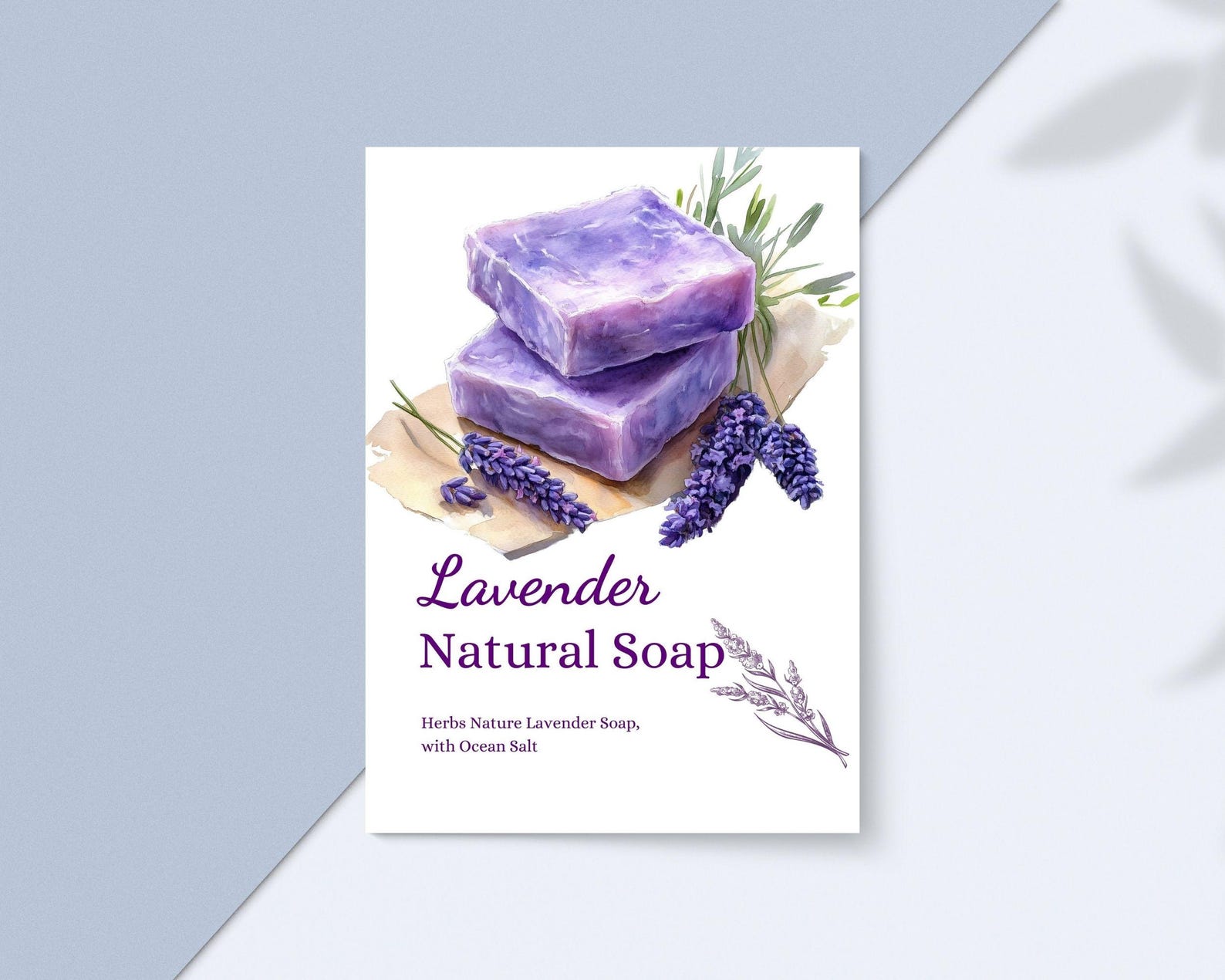 Watercolor Handmade Soap Clipart, Natural Bar Soaps PNG, Artisan Herbal ...