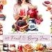 Fruit Jam Watercolor Clipart, Homemade Berry Jam, Fruit Marmalade and ...