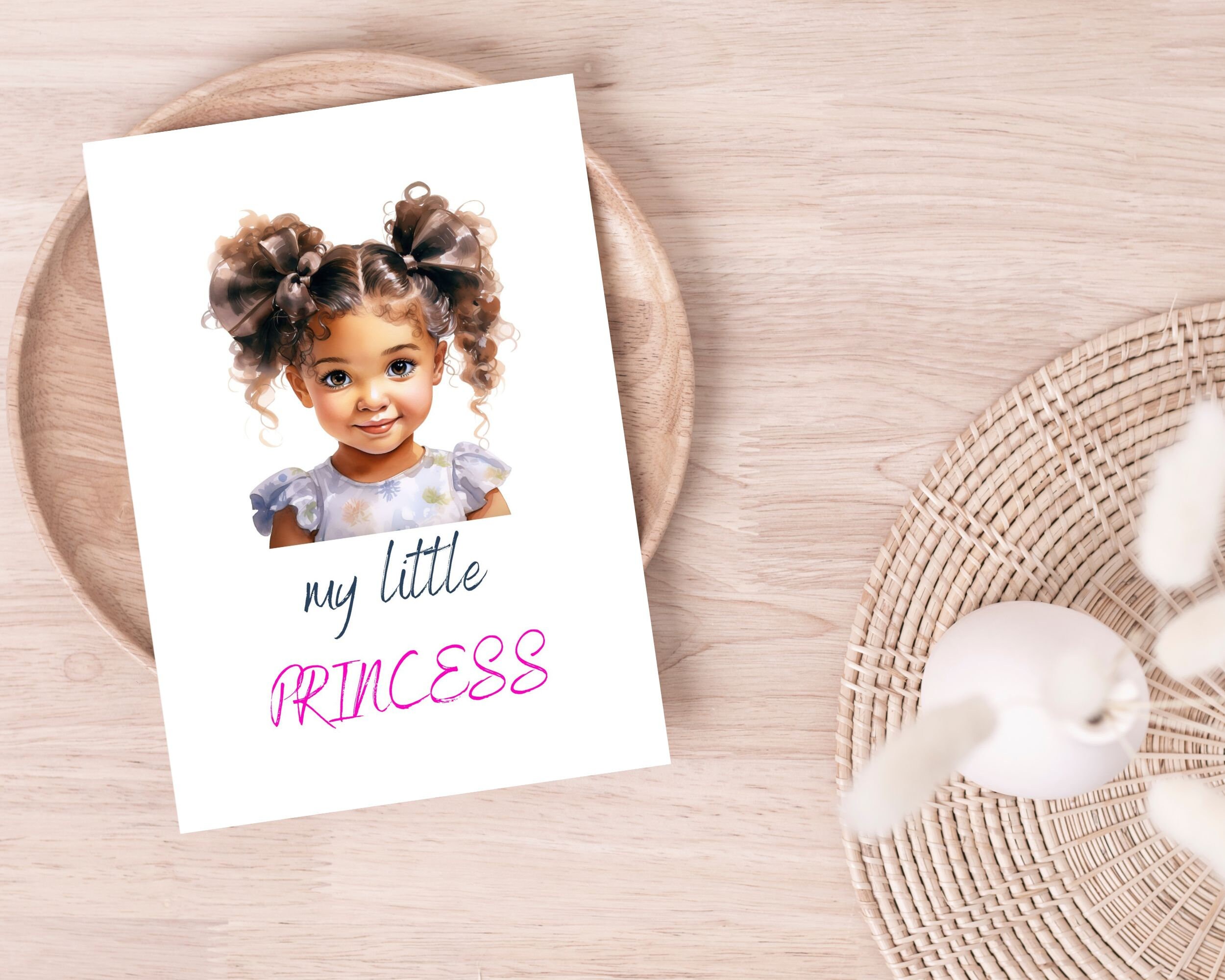 Cute Little Girls Watercolor Clipart Bundle, Charming Adorable Baby ...