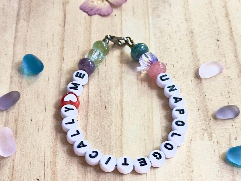 Unapologetically Me Bracelet: Empowerment Beaded Jewelry - Etsy