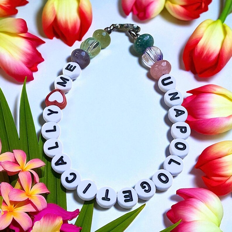 Unapologetically Me Bracelet: Empowerment Beaded Jewelry - Etsy