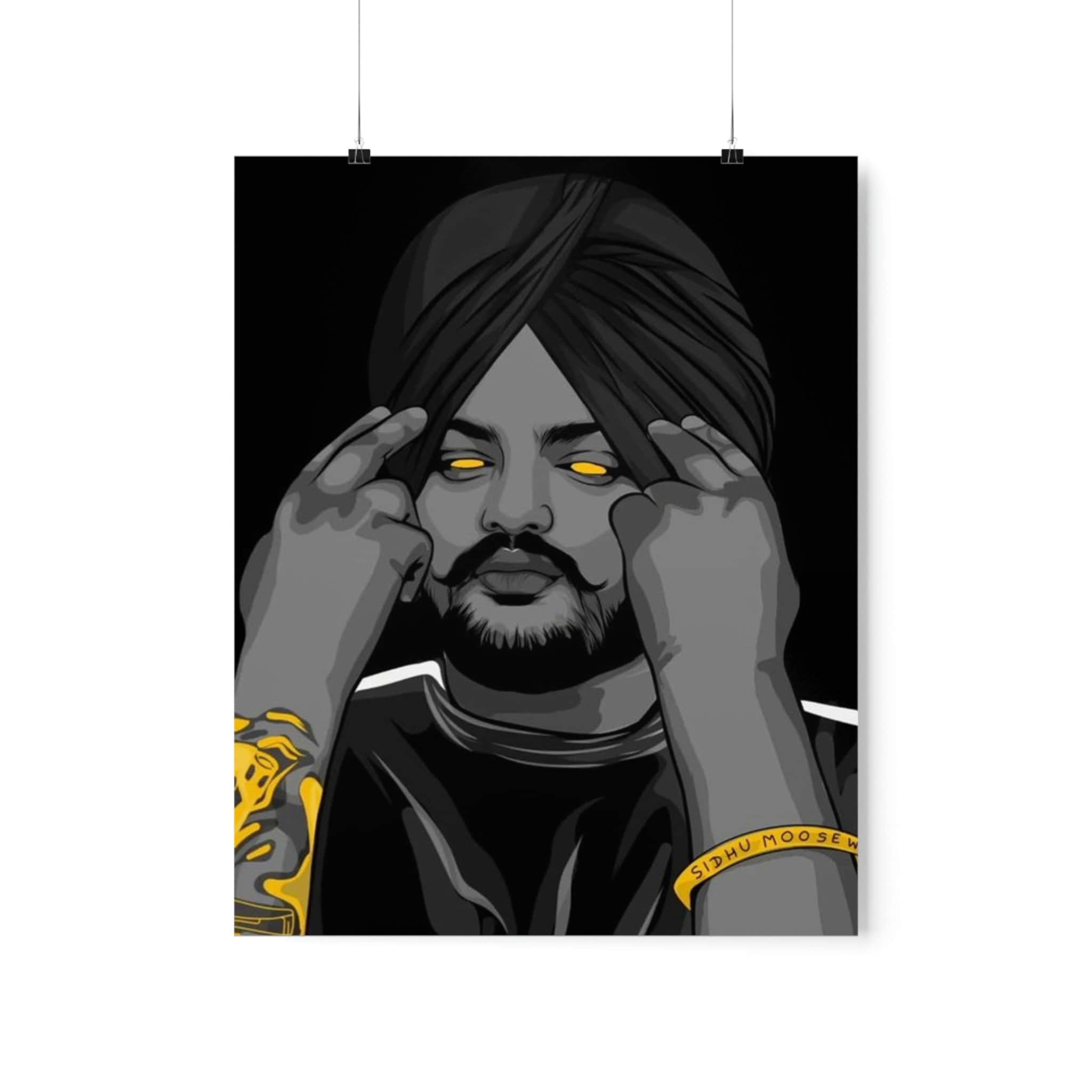 Sidhu Moosewala Poster Punjabi Posters 295 Sidhu Moose Wala - Etsy