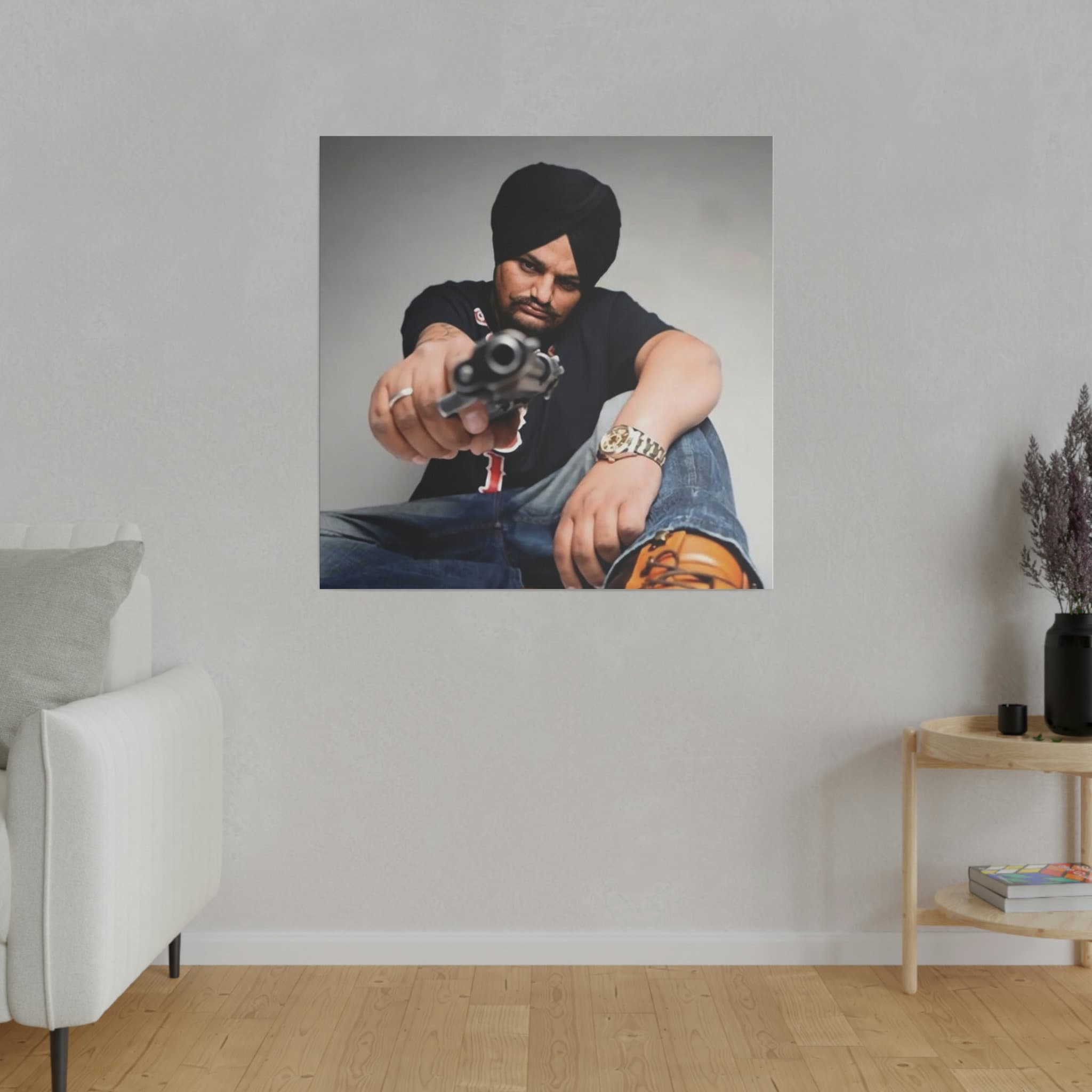Sidhu Moose Wala Canvas - Punjabi Posters - Sidhu Moosewala - Etsy