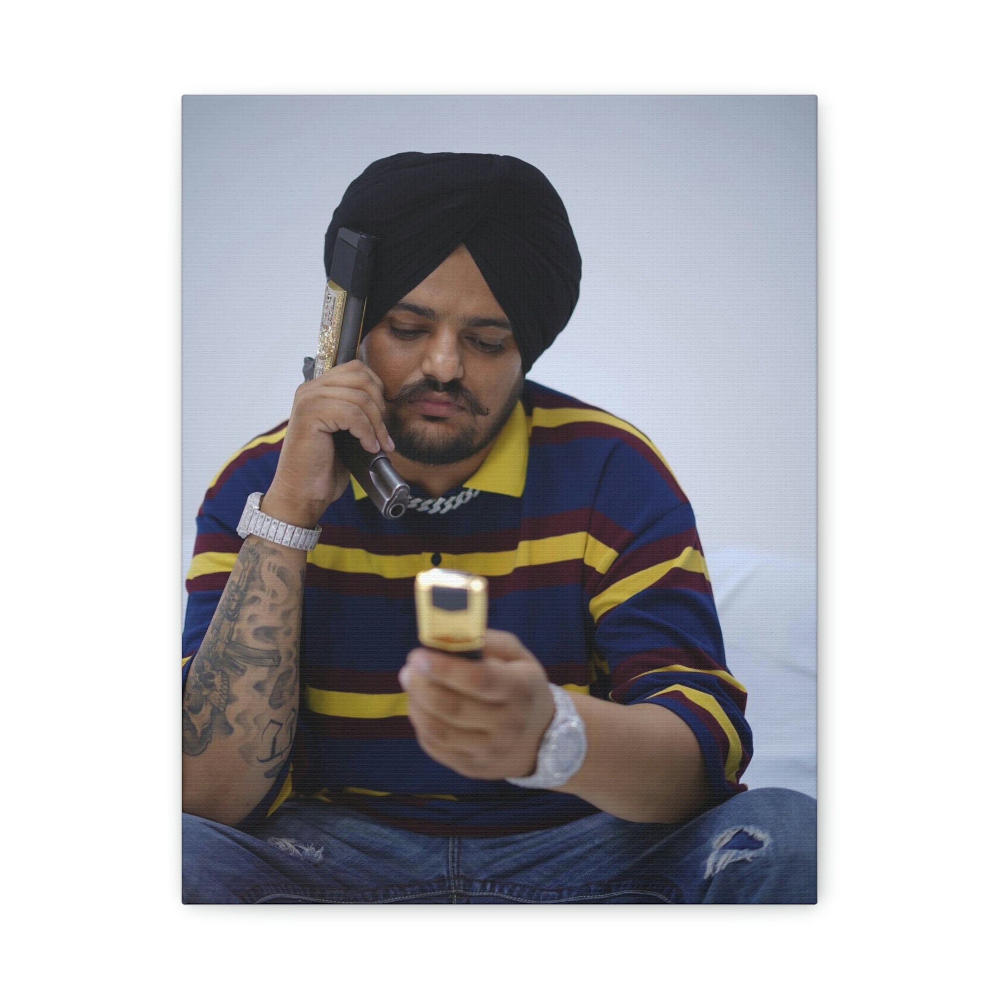 Sidhu Moosewala Canvas - Punjabi Posters - 295 - Sidhu Moose Wala - Etsy