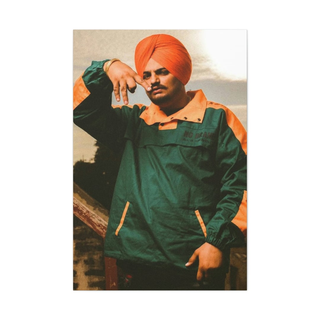Sidhu Moosewala Canvas Punjabi Posters 295 Sidhu Moose Wala - Etsy