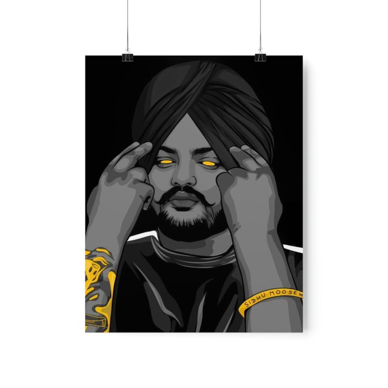 Sidhu Moosewala Poster Punjabi Posters 295 Sidhu Moose Wala - Etsy