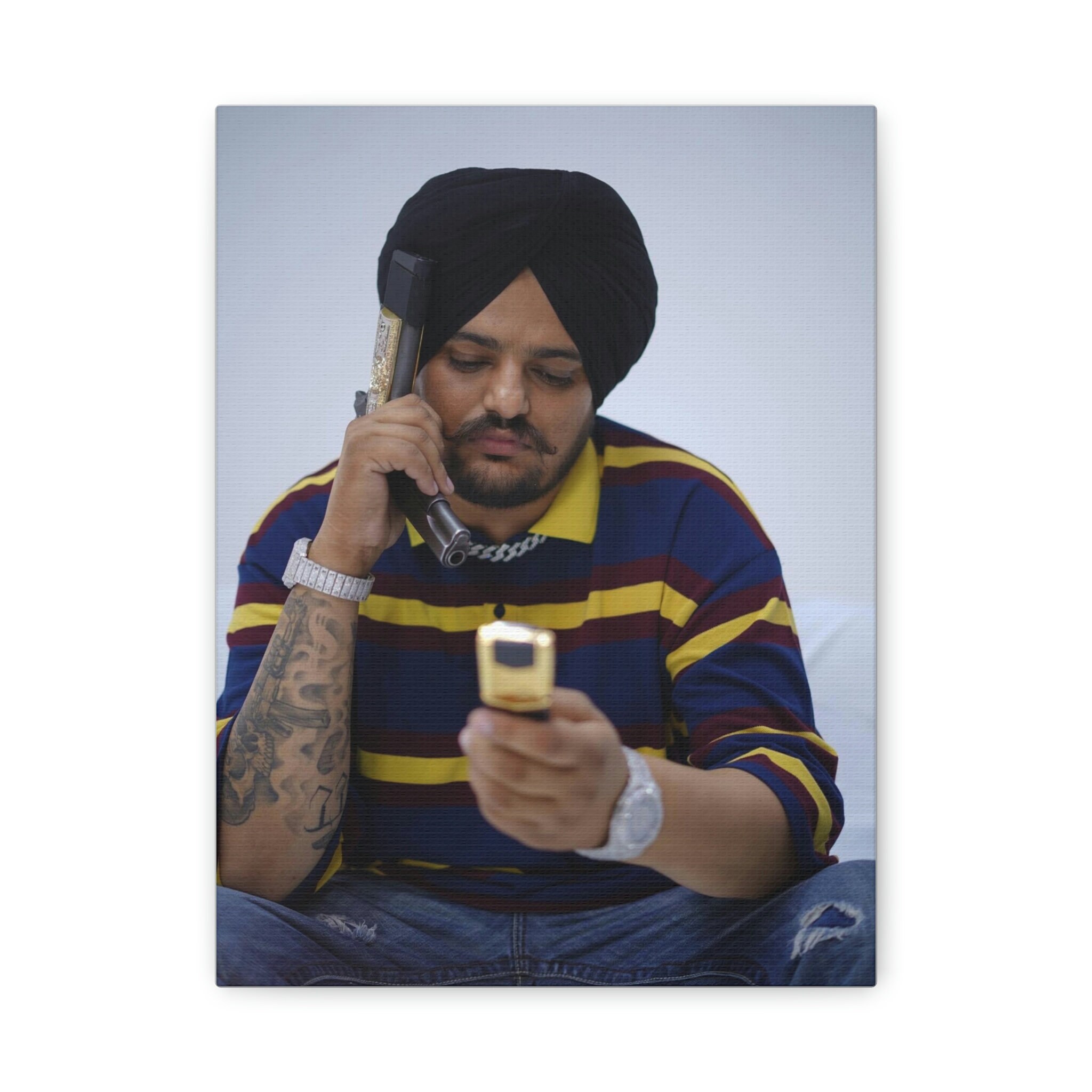 Sidhu Moosewala Canvas - Punjabi Posters - 295 - Sidhu Moose Wala - Etsy