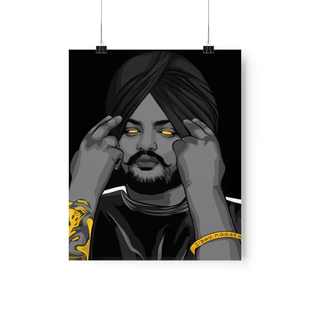 Sidhu Moosewala Poster Punjabi Posters 295 Sidhu Moose Wala - Etsy Canada