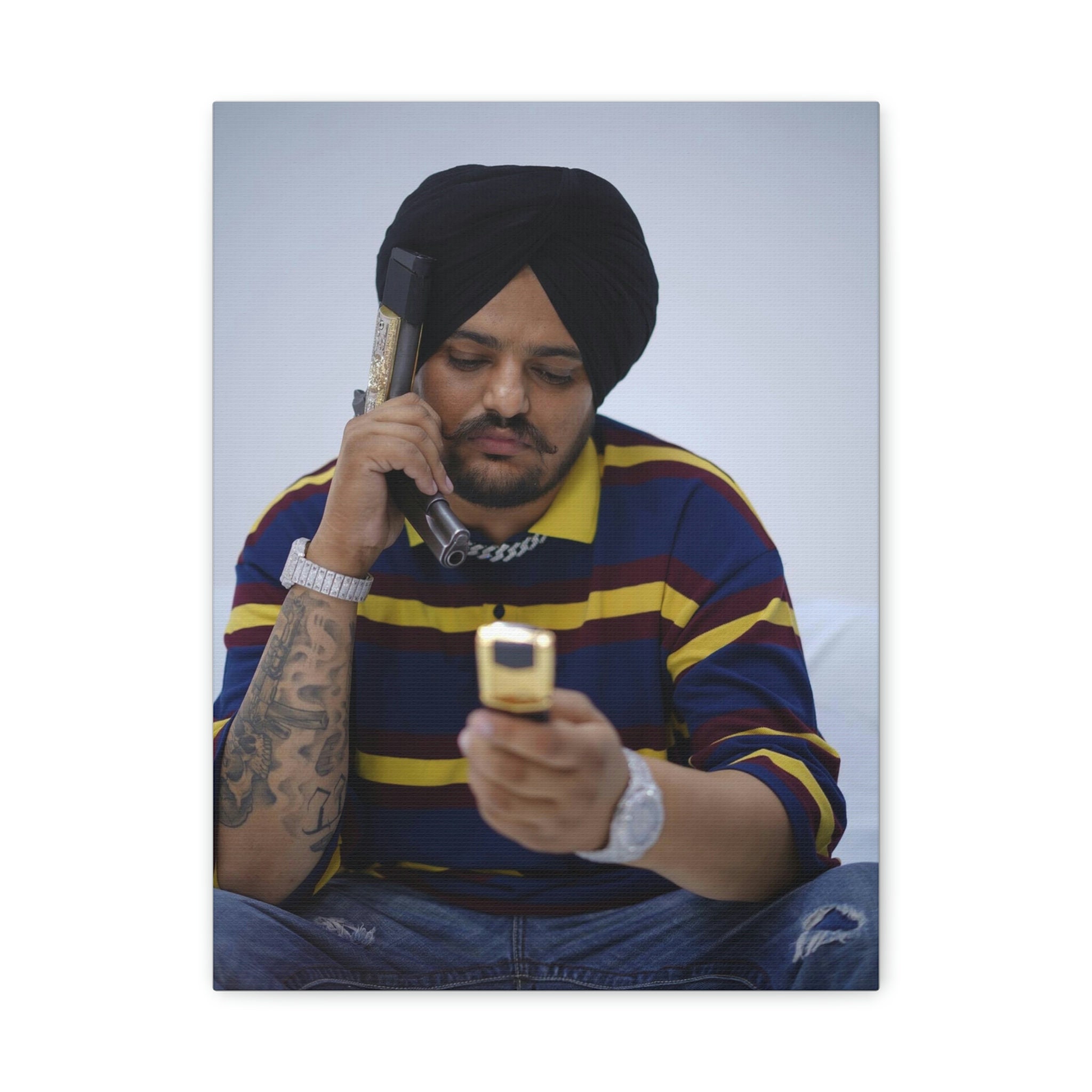Sidhu Moosewala Canvas - Punjabi Posters - 295 - Sidhu Moose Wala - Etsy