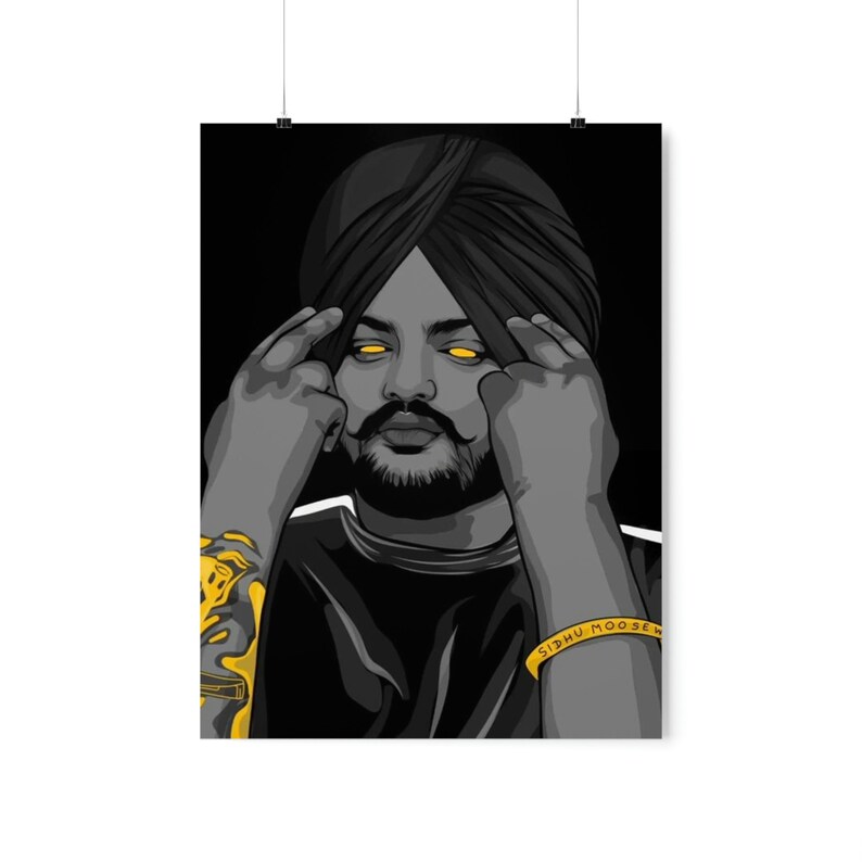 Sidhu Moosewala Poster Punjabi Posters 295 Sidhu Moose Wala - Etsy