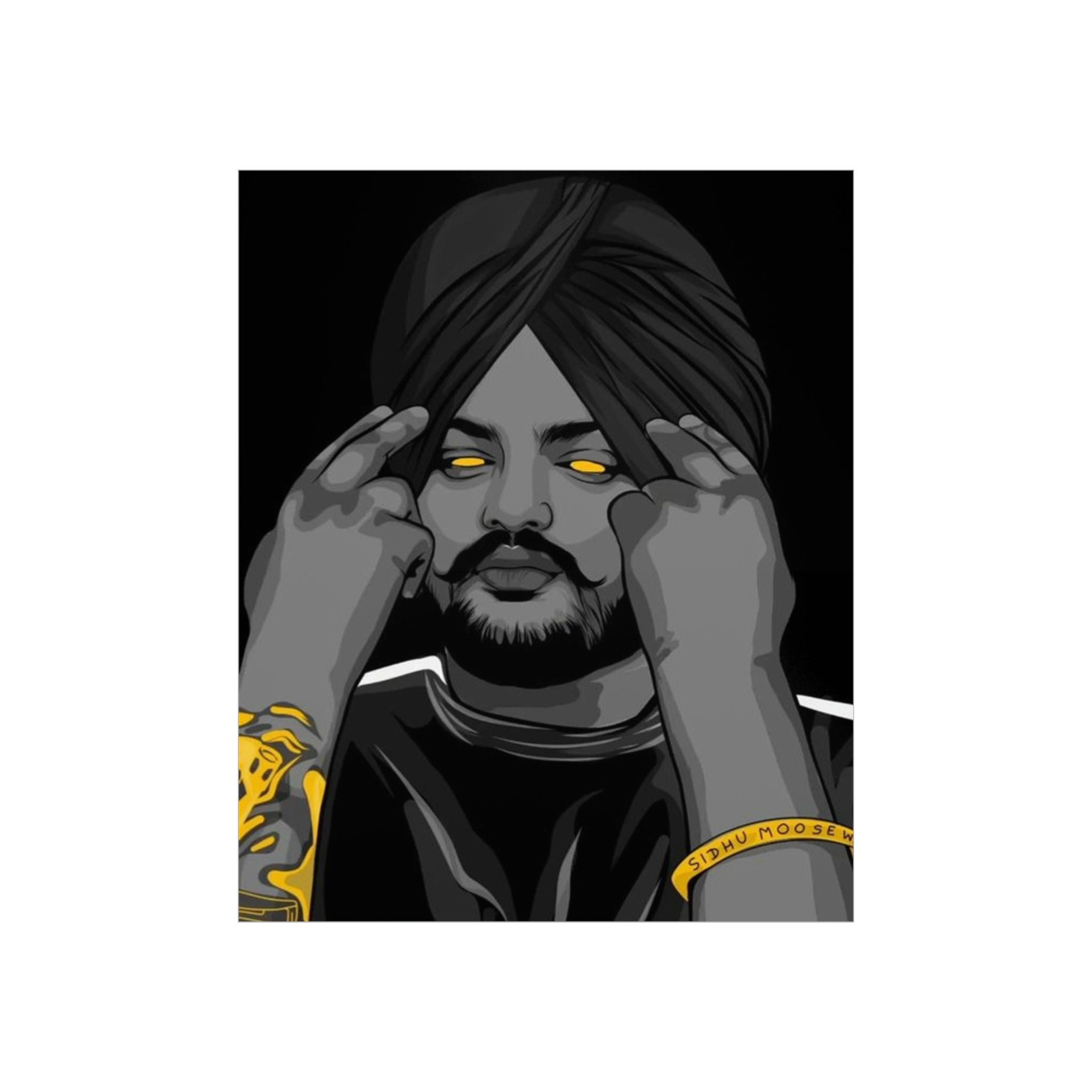 Sidhu Moosewala Poster Punjabi Posters 295 Sidhu Moose Wala - Etsy