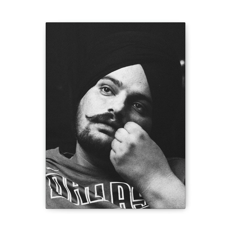 Sidhu Moosewala Canvas Punjabi Posters 295 Sidhu Moose - Etsy