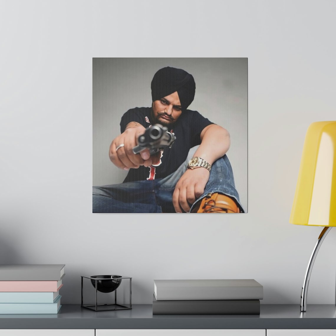 Sidhu Moose Wala Canvas - Punjabi Posters - Sidhu Moosewala - Etsy