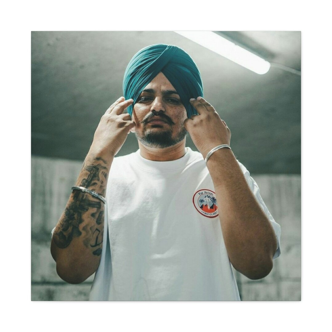 Sidhu Moosewala Canvas Punjabi Posters 295 Sidhu Moose Wala - Etsy