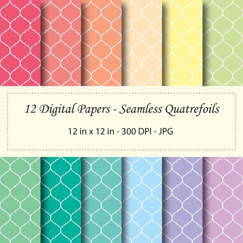 Quatrefoil Pattern - Etsy