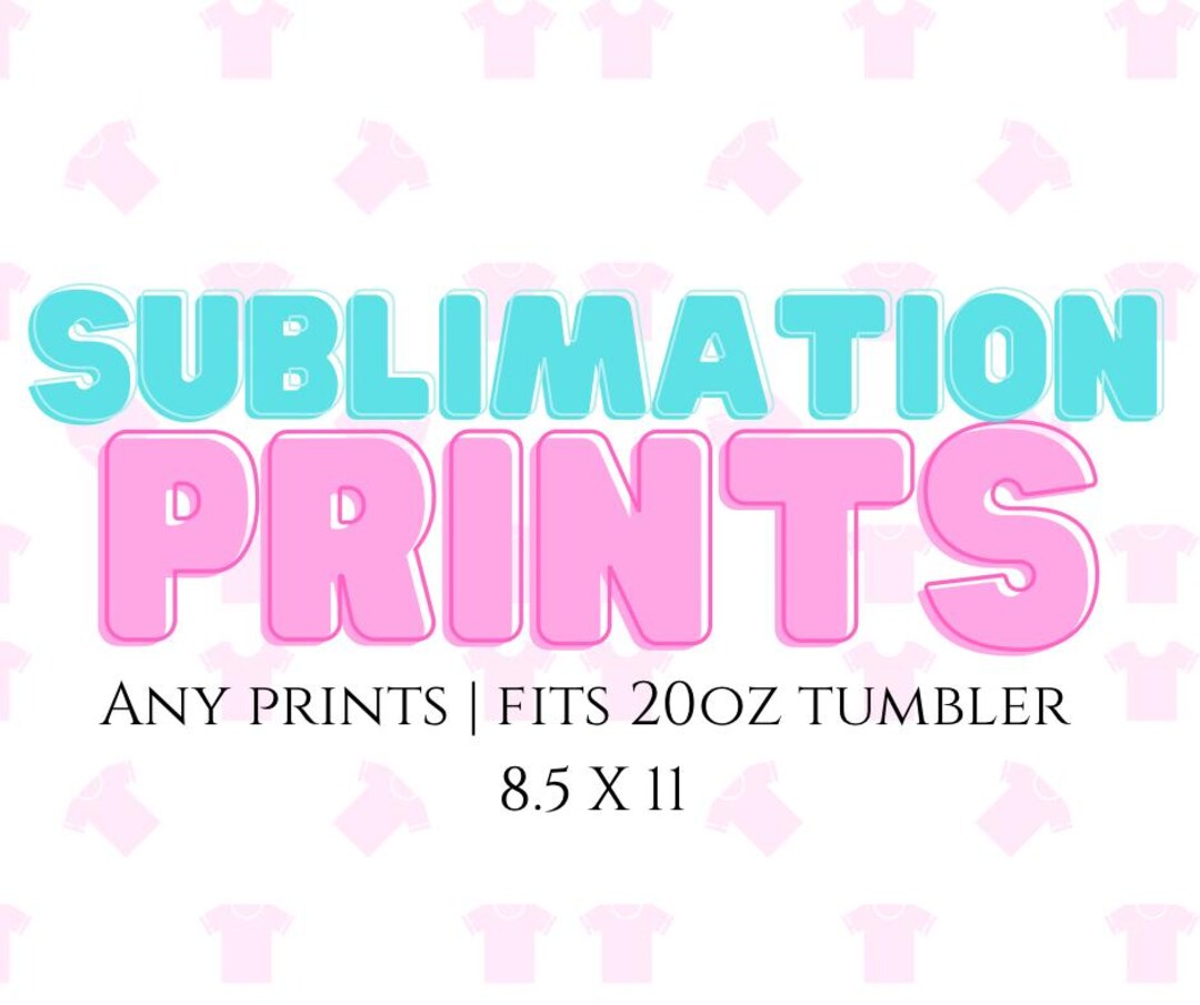 20 Oz Sublimation Decals - Etsy
