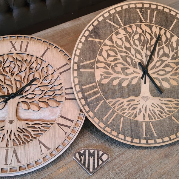 Tree Clock - Etsy