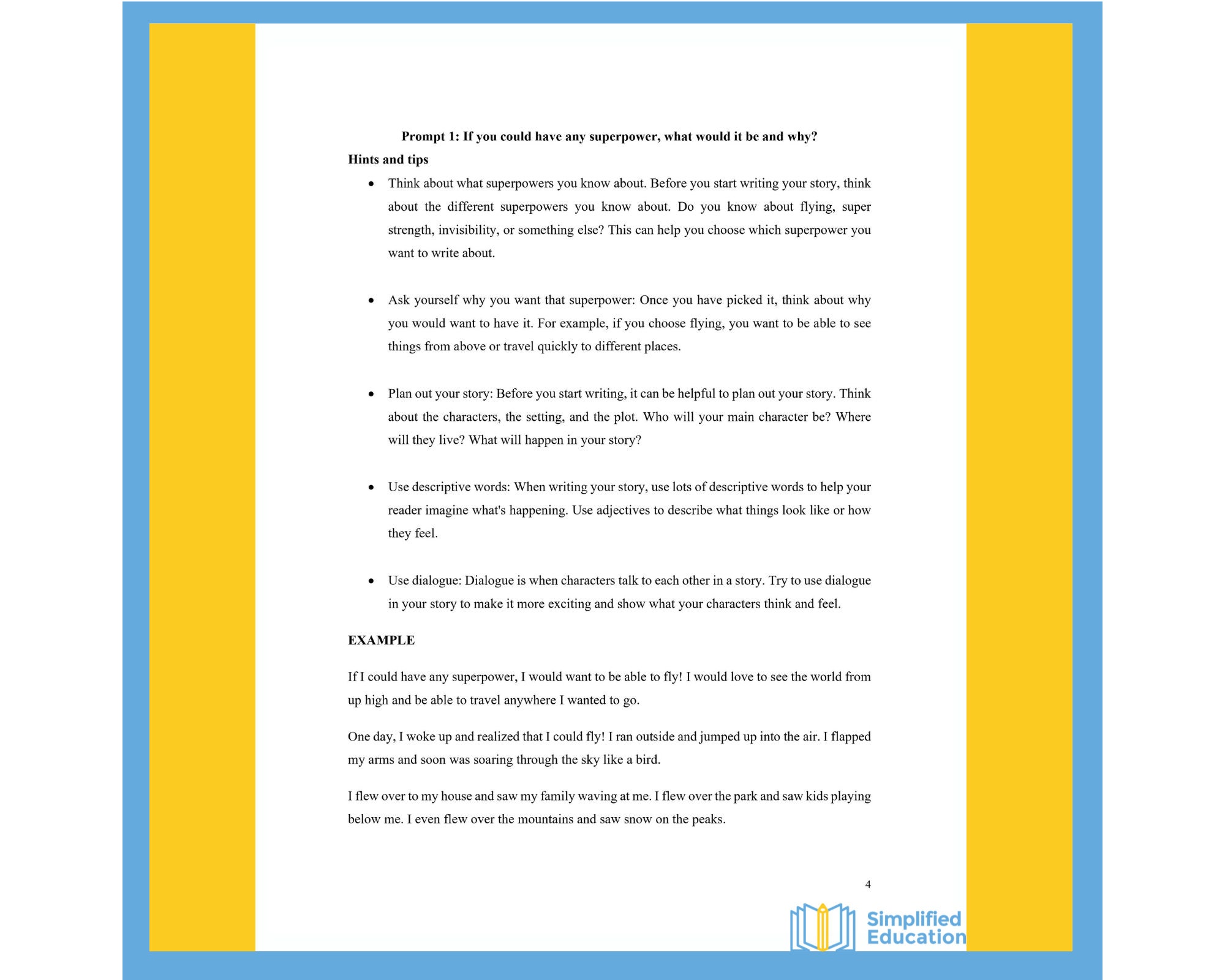 Writing Prompts for Kids With Example Stories and Step-by-step Guides ...