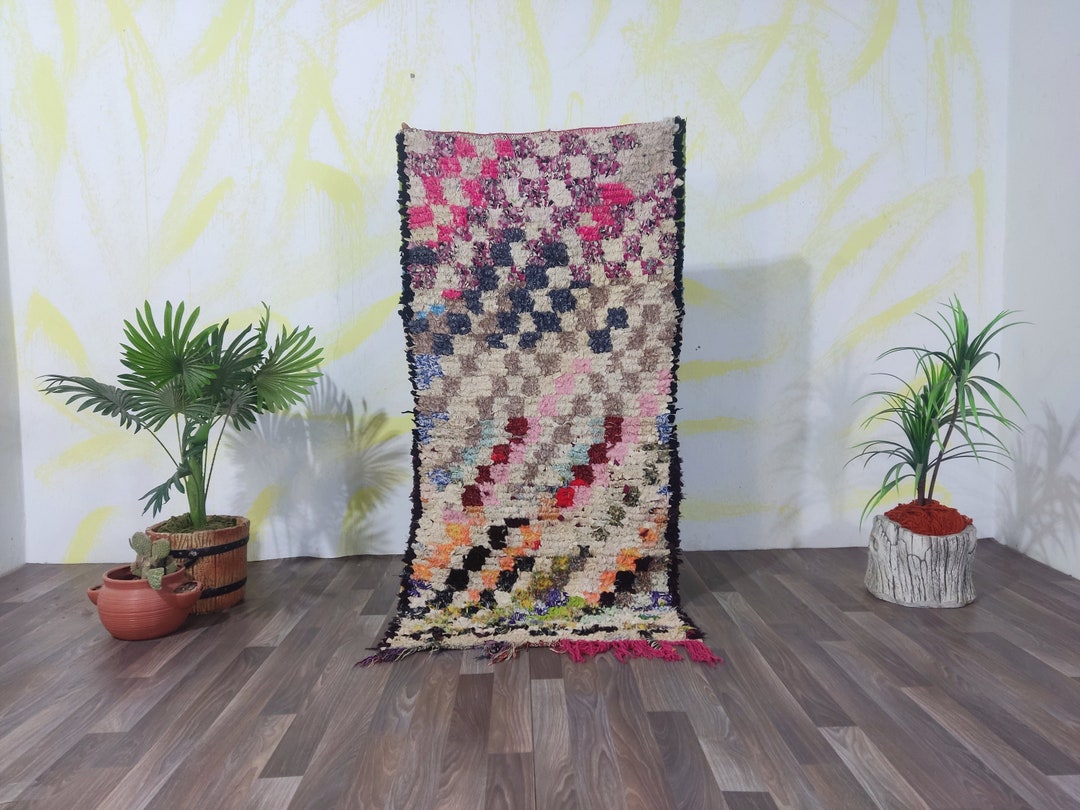 Vintage Runner Rug, Moroccan Berber Hallway Runner Rug, 2x7, Unique ...