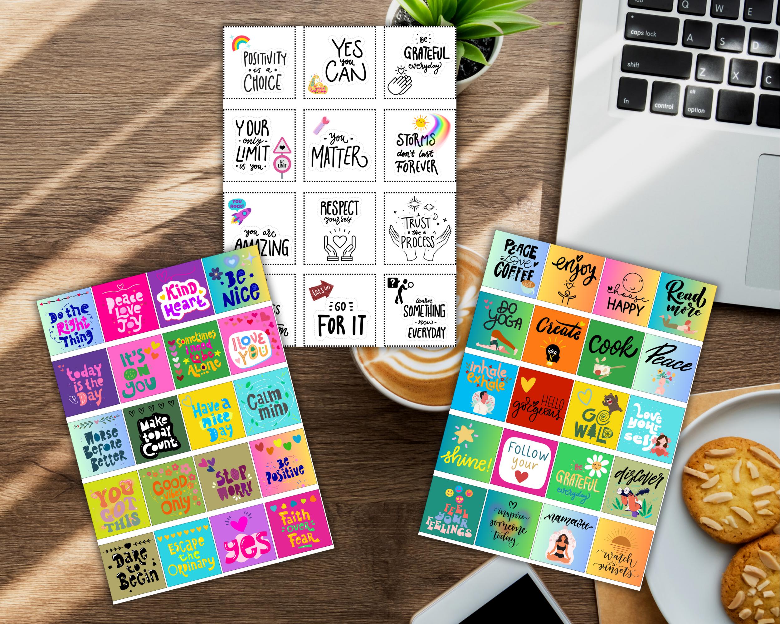 Inspirational Affirmation Quote Cards, Mindfulness Cards, Printable ...