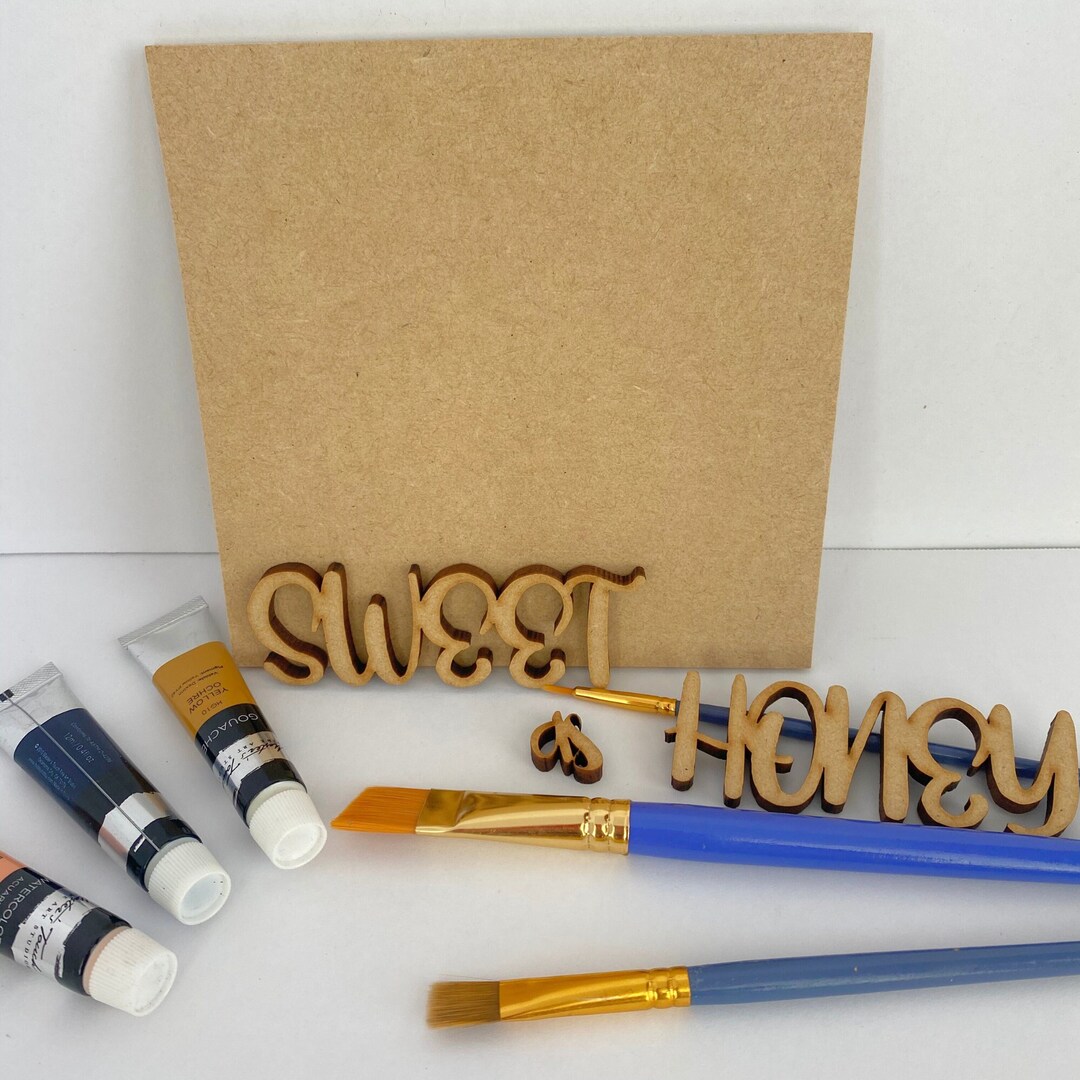 Sweet as Honey MDF Craft Kit for Adults, Crafting Kits for Women, Craft ...