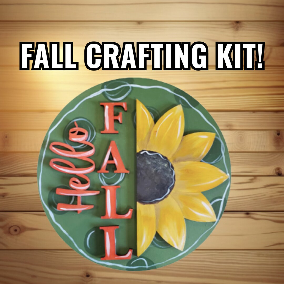 HELLO FALL Crafting Kit for Adults, Craft Kits for Adults, Craft Kits ...