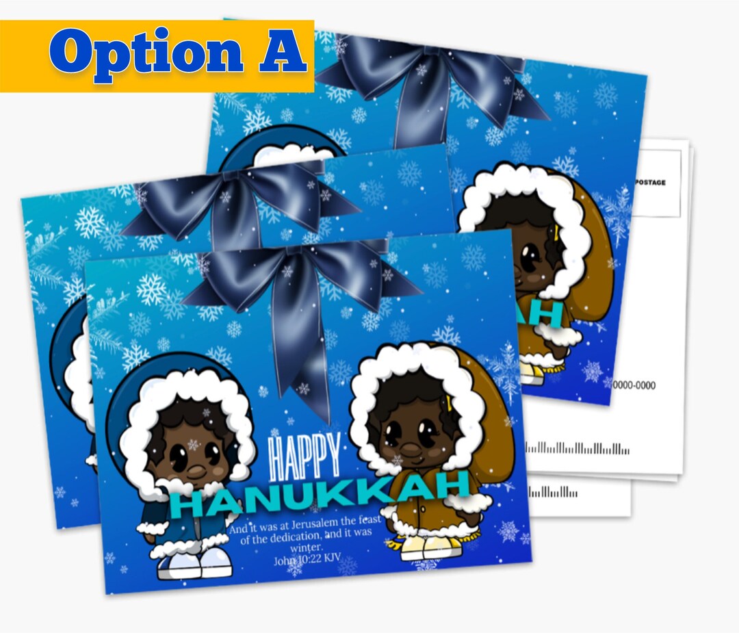 Feast of Dedication/hanukkah Postcards - Etsy