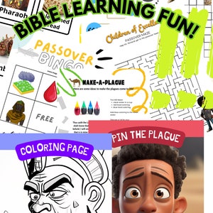 Passover Playbook: Activities for Kids - Etsy