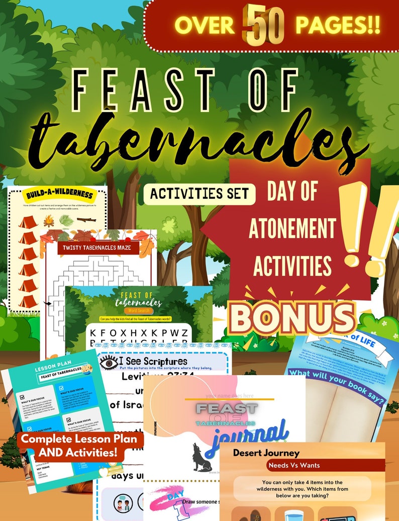 Embracing the Journey: Feast of Tabernacles & Day of Atonement Activity ...