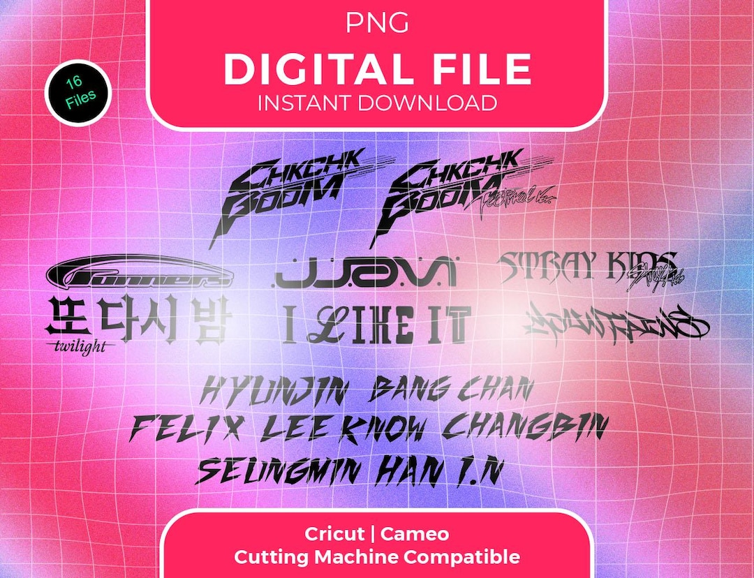 Stray Kids SKZ Ate, Track Titles, Logo Vector Set, Names, PNG Digital ...