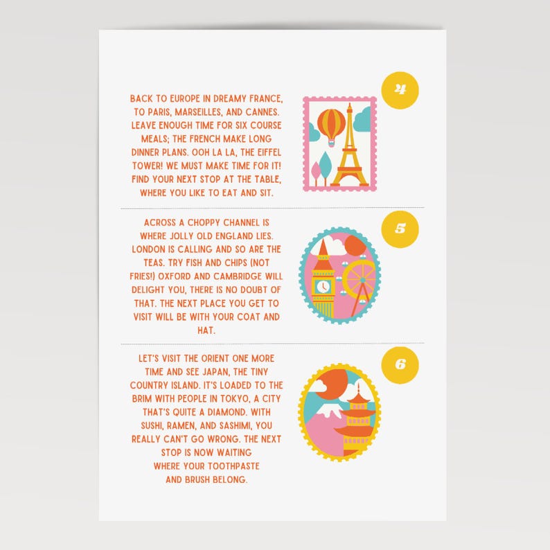Around the World Educational Treasure Hunt Game, Printable ...